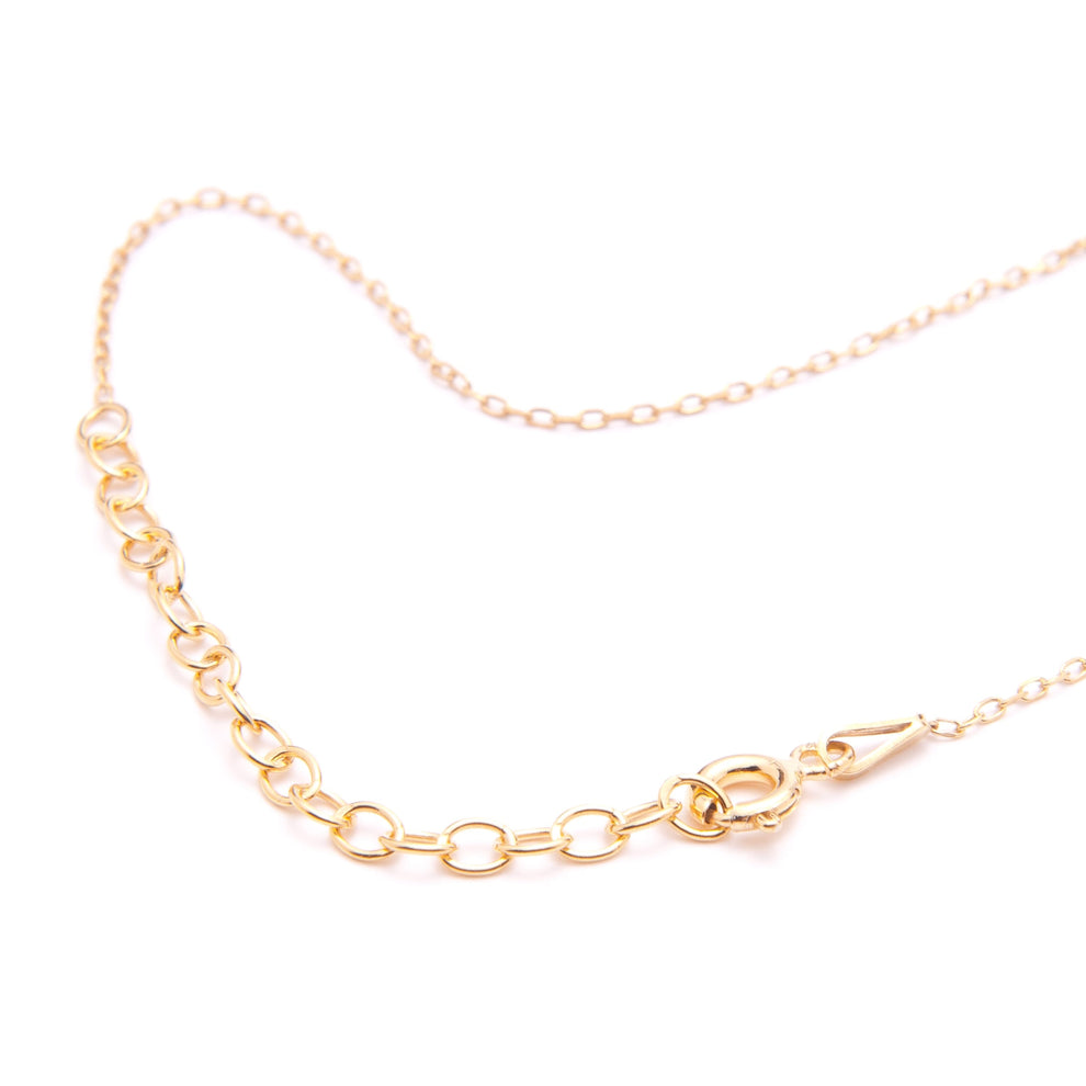 Necklace Our Lady of Fátima in Gold Plated Silver – PORTUGAL JEWELS